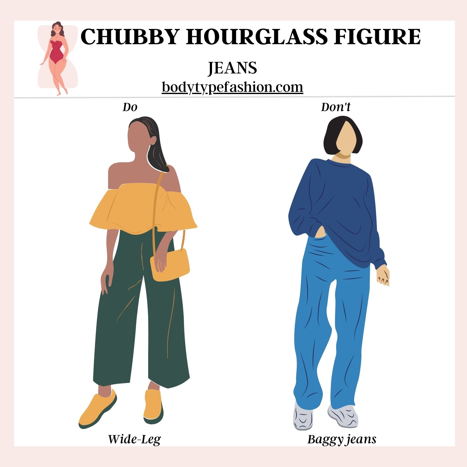 How to Dress a Chubby Hourglass Figure - Fashion for Your Body Type