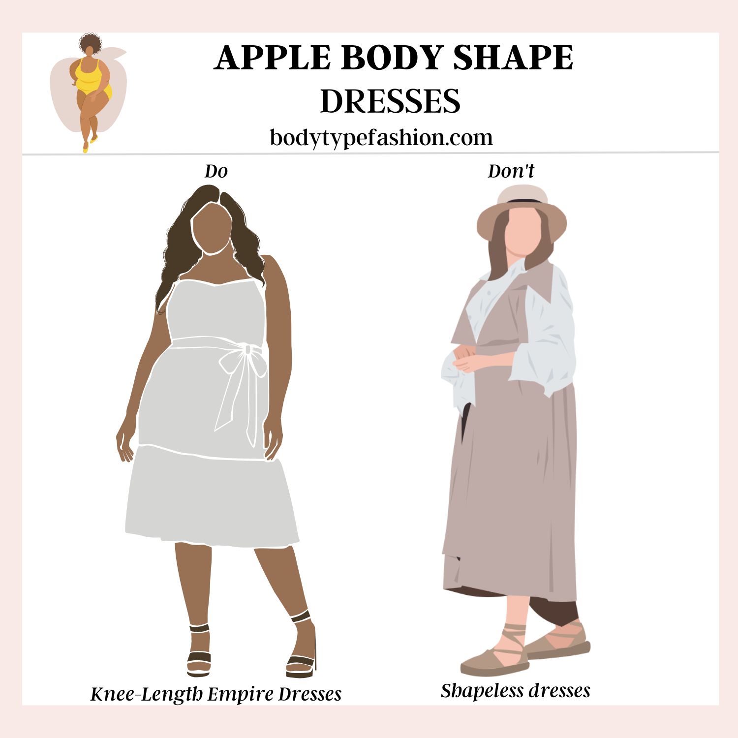 How to Dress Overweight Apple Body Shape - Fashion for Your Body Type