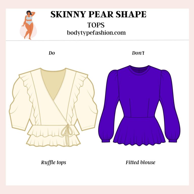 How to Dress a Skinny Pear Shape - Fashion for Your Body Type