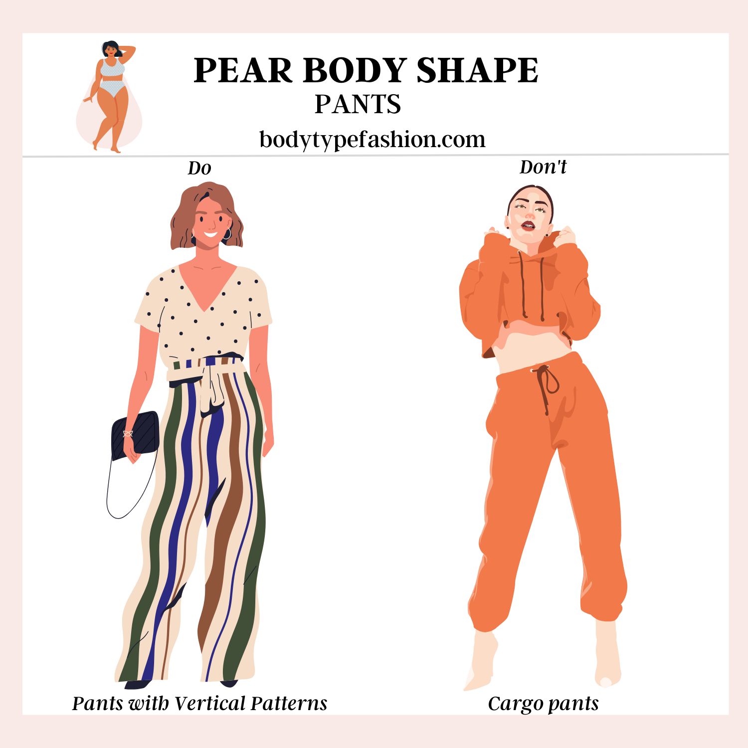 How to Choose Pants for Pear Body Shape - Fashion for Your Body Type