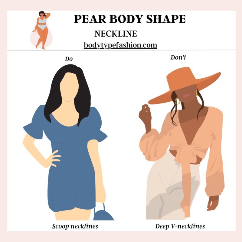 Best Necklines for the Pear Body Type - Fashion for Your Body Type