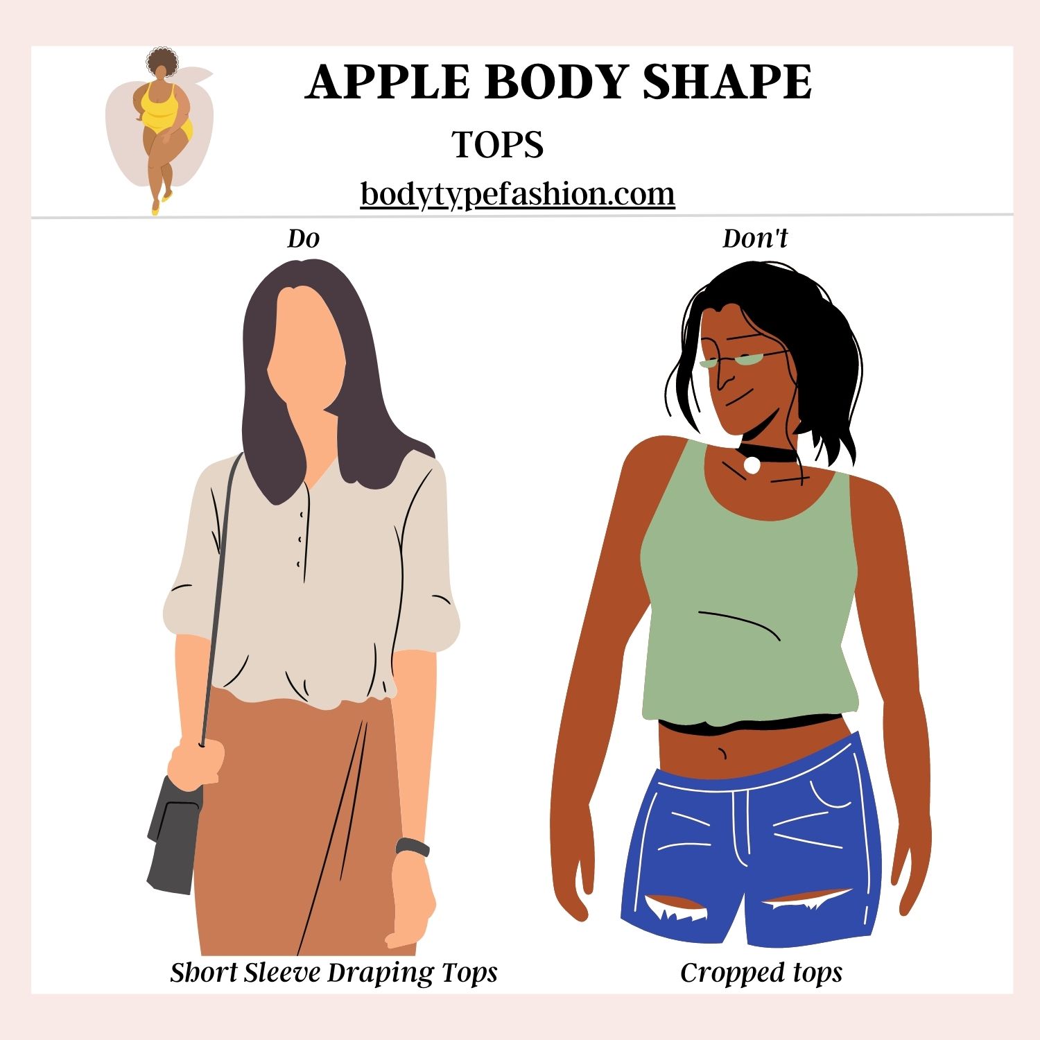 Summer Clothes for Apple Body Shape - Fashion for Your Body Type