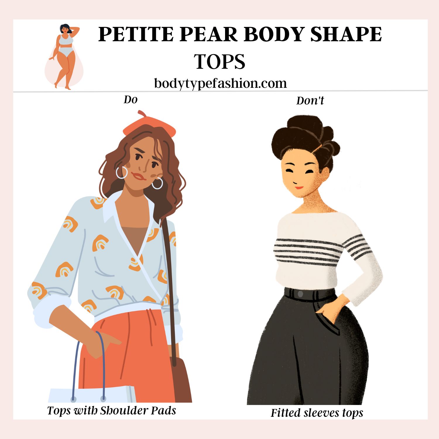 How to Dress a Petite Pear Shape - Fashion for Your Body Type