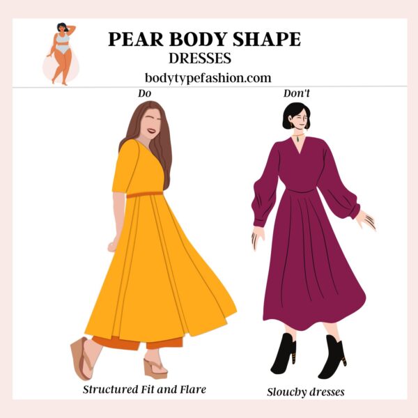 How to Choose Dresses for Pear Body Shape - Fashion for Your Body Type
