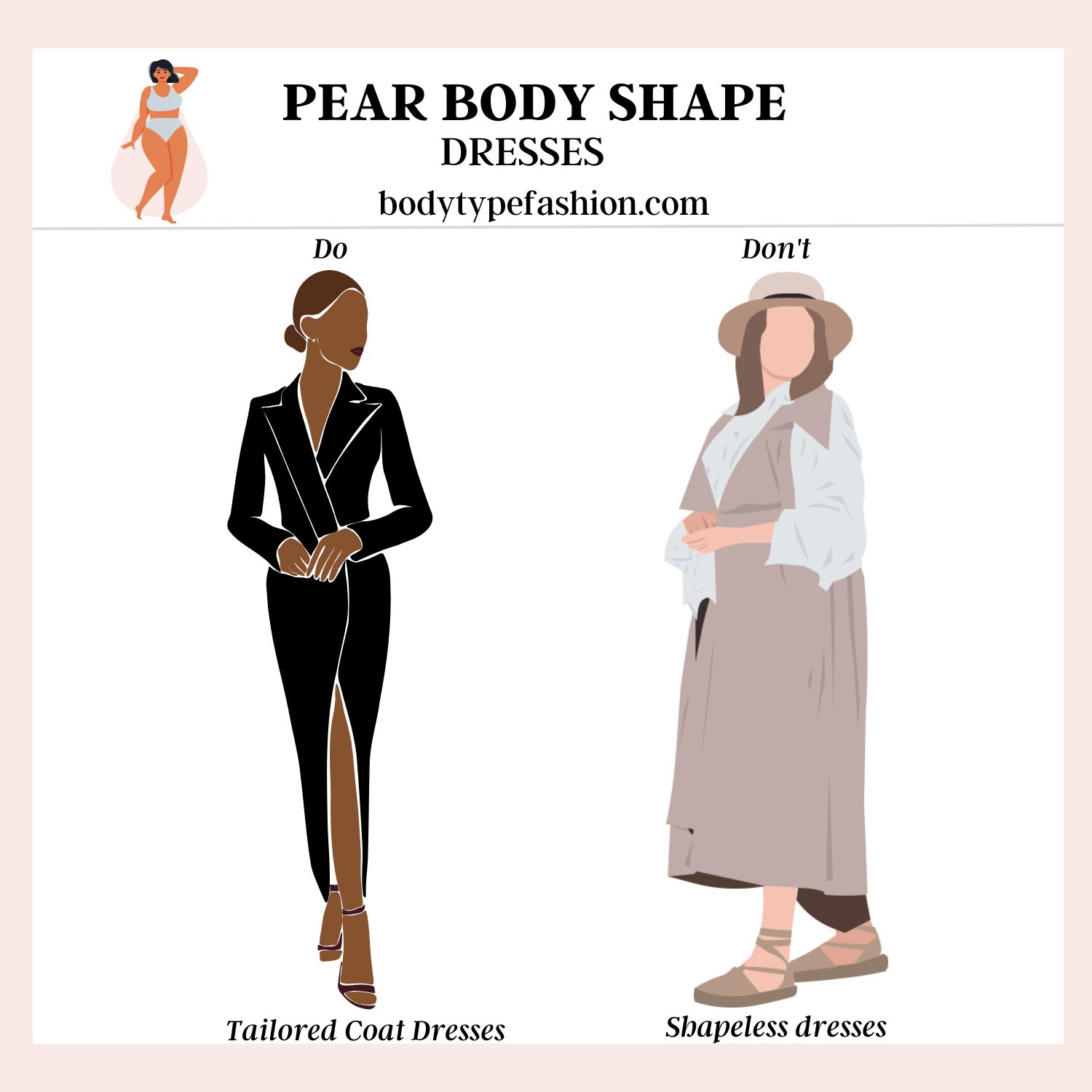 How to Choose Dresses for Pear Body Shape - Fashion for Your Body Type