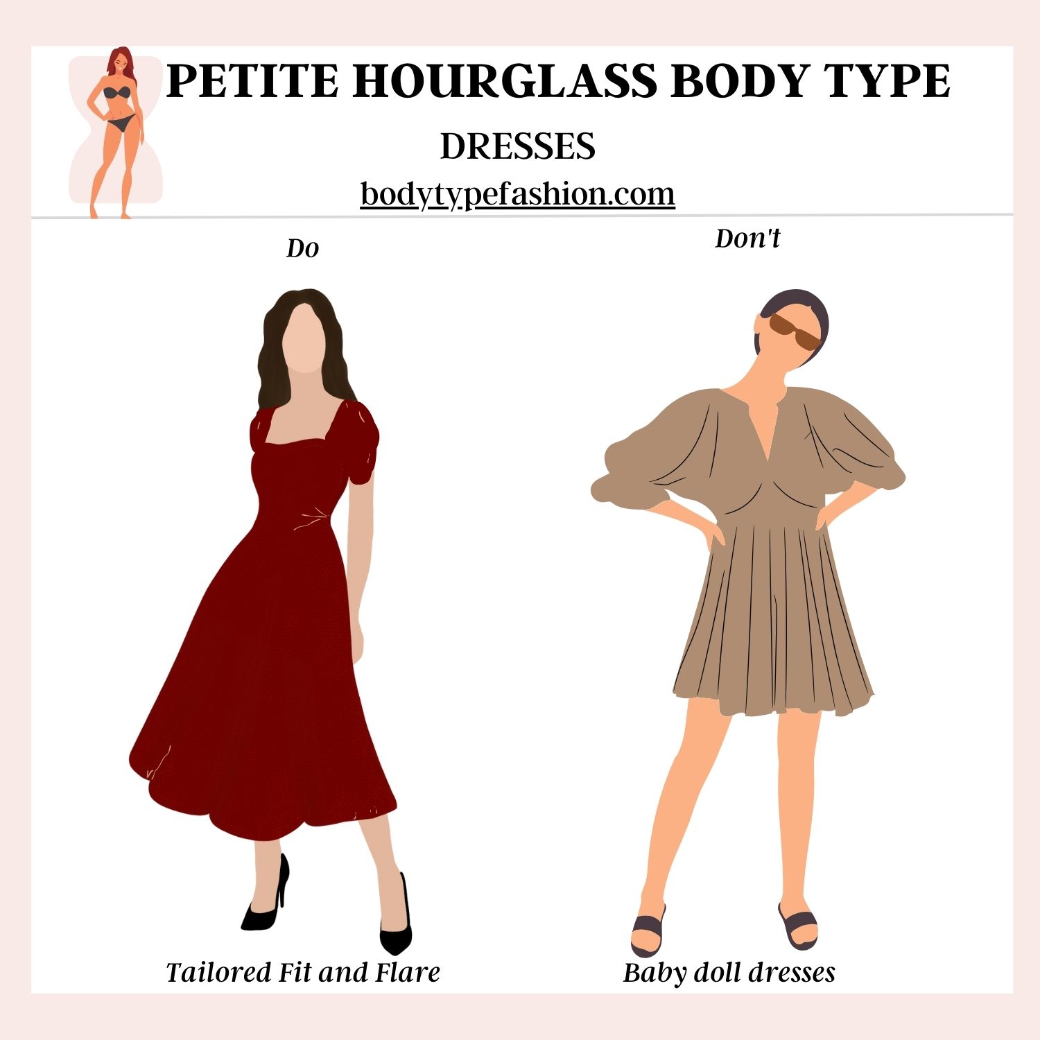 How to Dress the Petite Hourglass Body Type - Fashion for Your Body Type