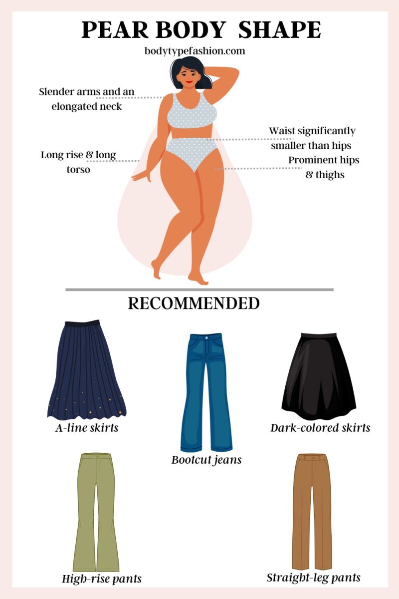 The Bottom Wear Guide For Pear - Fashion for Your Body Type
