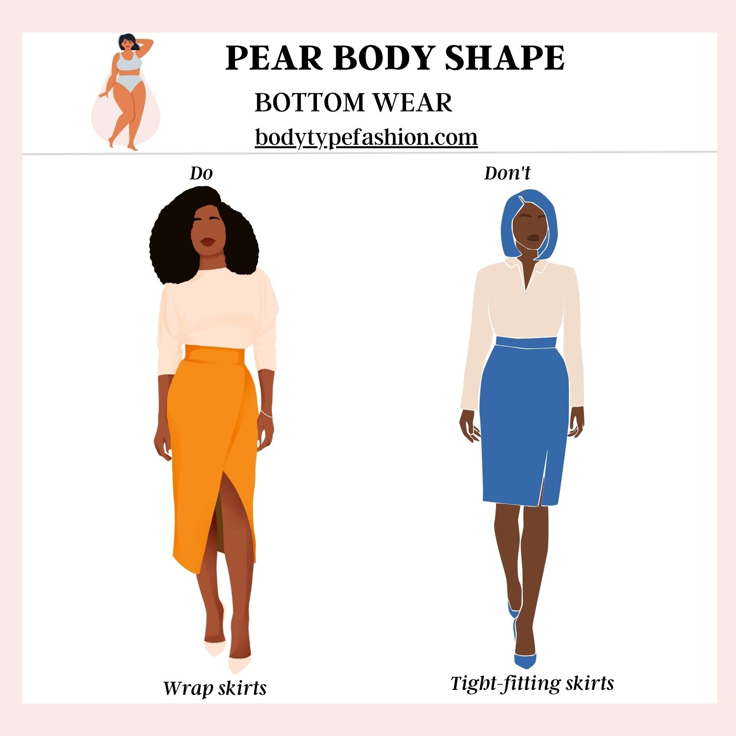 The Bottom Wear Guide For Pear - Fashion for Your Body Type