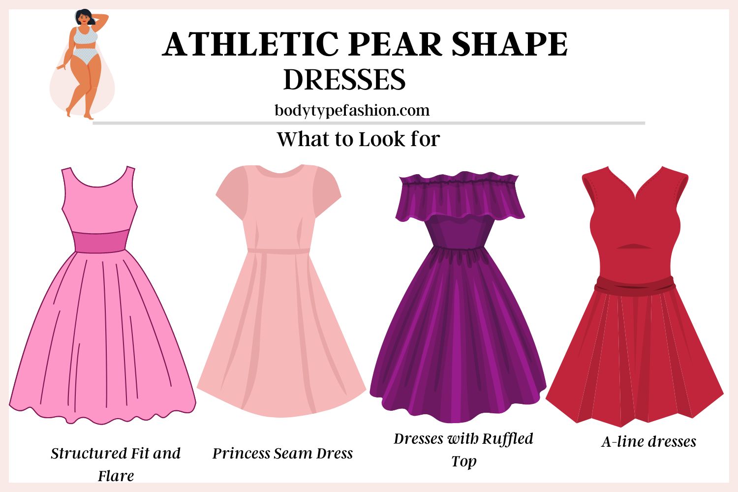 How to Dress an Athletic Pear Shape - Fashion for Your Body Type
