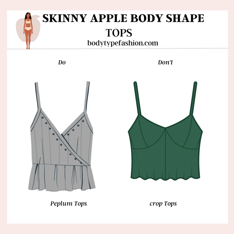 How to dress Skinny Apple Body Shape - Fashion for Your Body Type