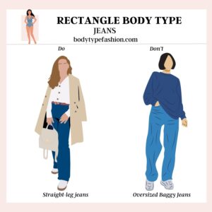 Best Jeans for Rectangle Body Shape - Fashion for Your Body Type