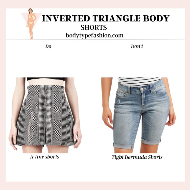 Best Shorts Styles for Inverted Triangle Body Shape - Fashion for Your ...