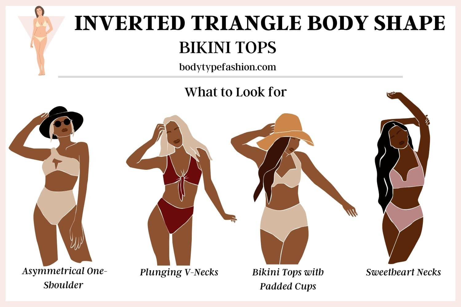 How To Choose Bikinis For Inverted Triangle Body Shape Fashion For