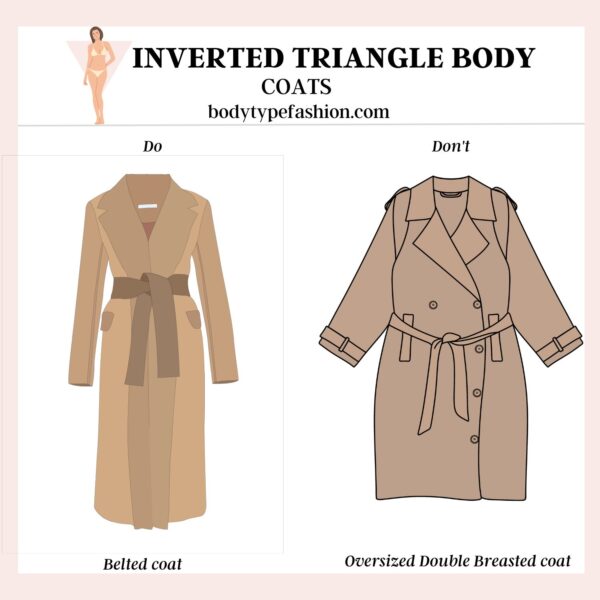 Best Coat Styles for Inverted Triangle Body Shape - Fashion for Your ...