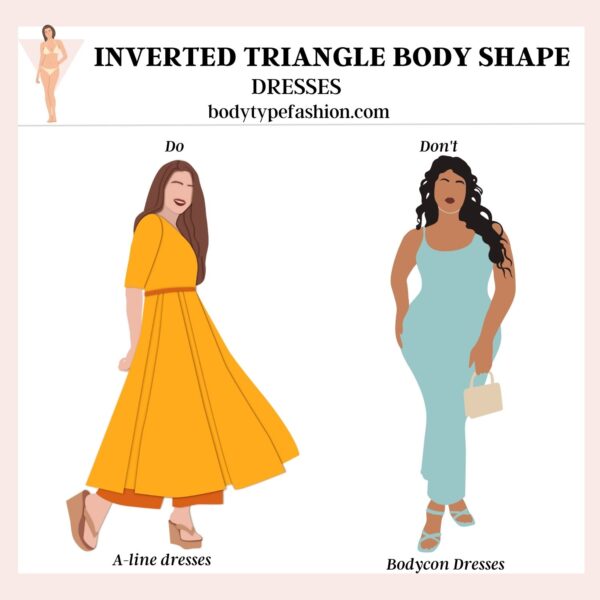 Dos and don'ts for inverted triangle body shape - Fashion for Your Body ...
