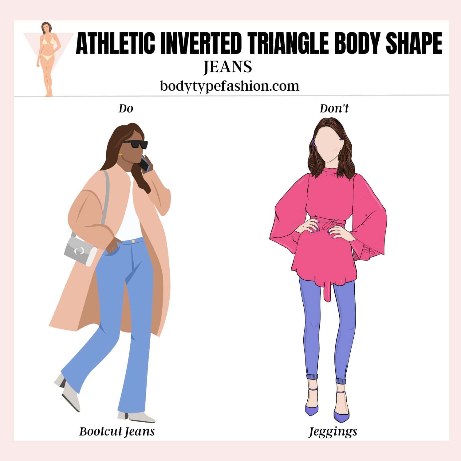 How to Dress Athletic Inverted Triangle Body Shape - Fashion for Your ...
