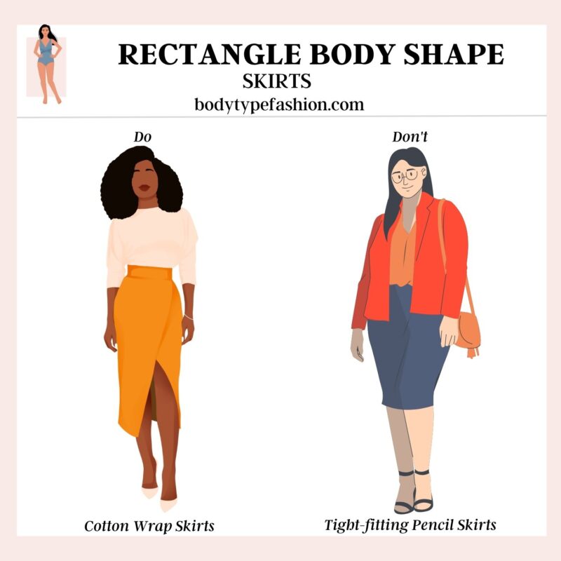 How to Choose Skirts for the Rectangle Body Shape - Fashion for Your ...