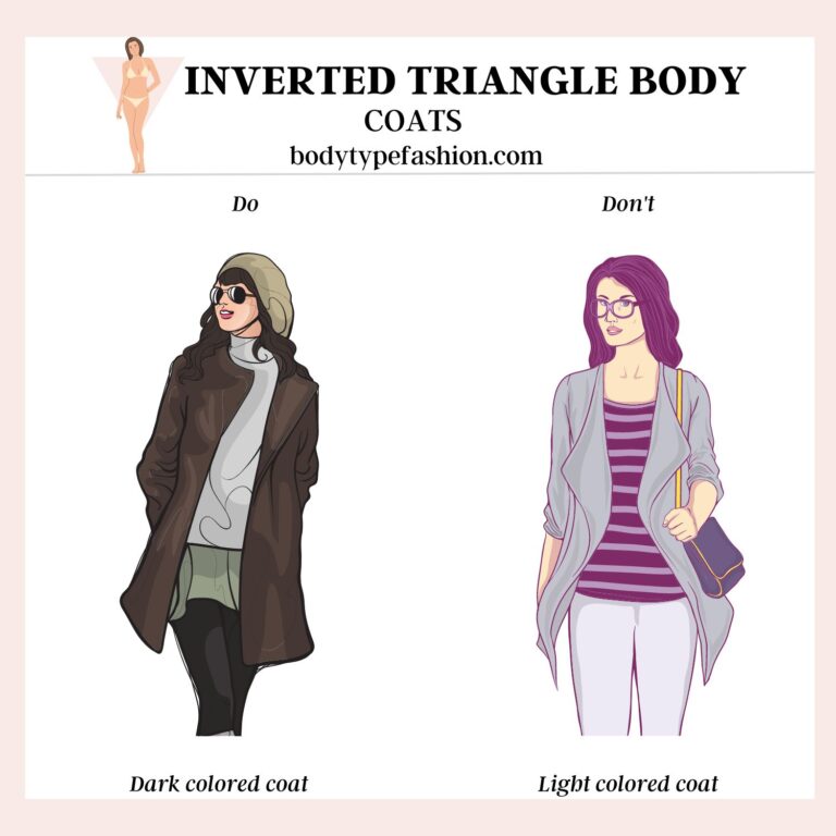 Best Coat Styles for Inverted Triangle Body Shape - Fashion for Your ...