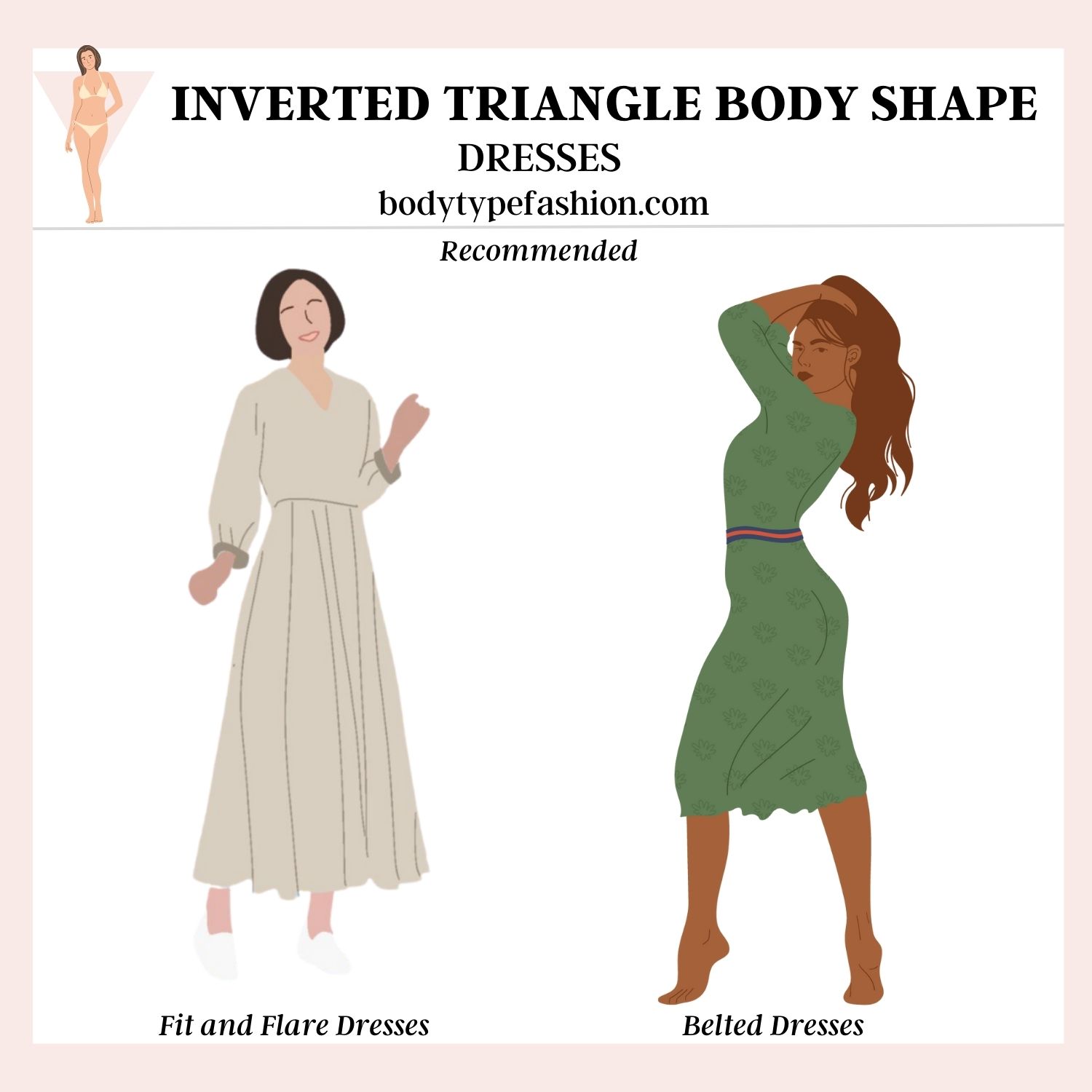 Dos and don'ts for inverted triangle body shape - Fashion for Your Body ...