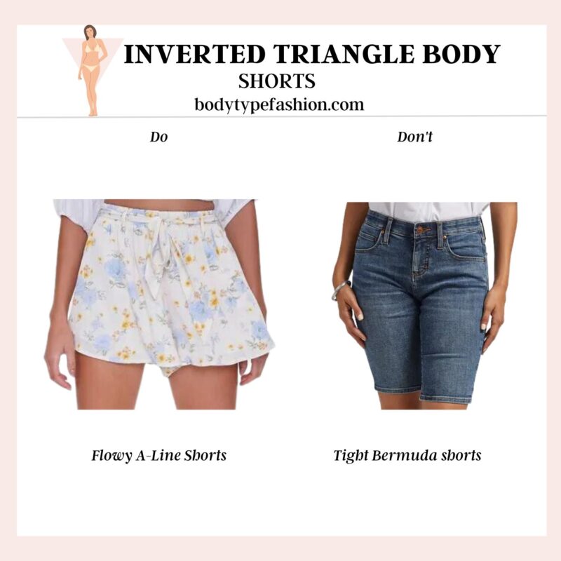 Best Shorts Styles for Inverted Triangle Body Shape - Fashion for Your ...