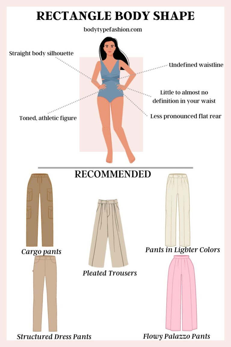 How to Choose Pants for the Rectangle Body Shape - Fashion for Your ...