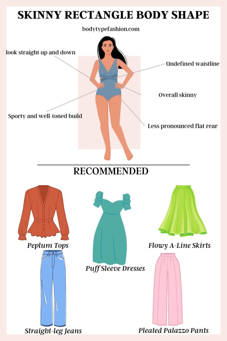 How to Dress the Skinny Rectangle Body Shape - Fashion for Your Body Type