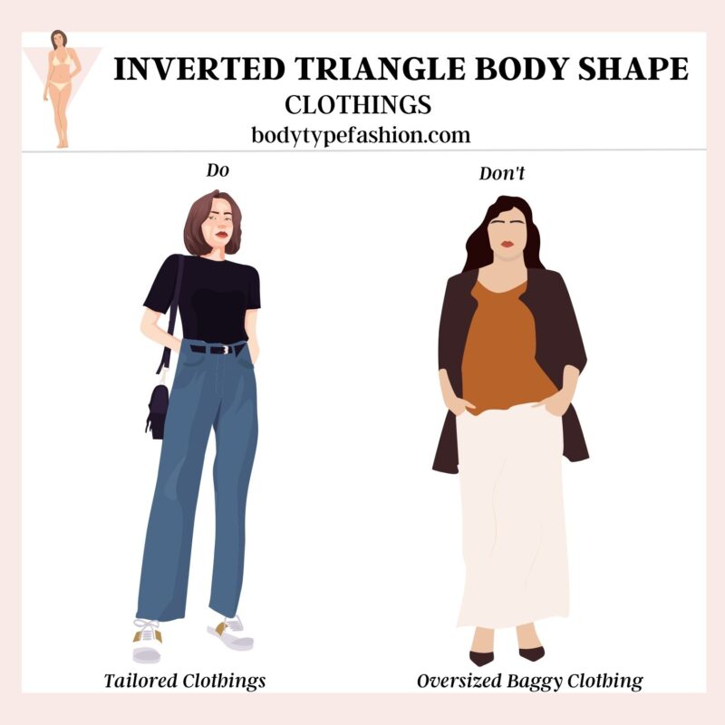 Dos and don'ts for inverted triangle body shape - Fashion for Your Body ...