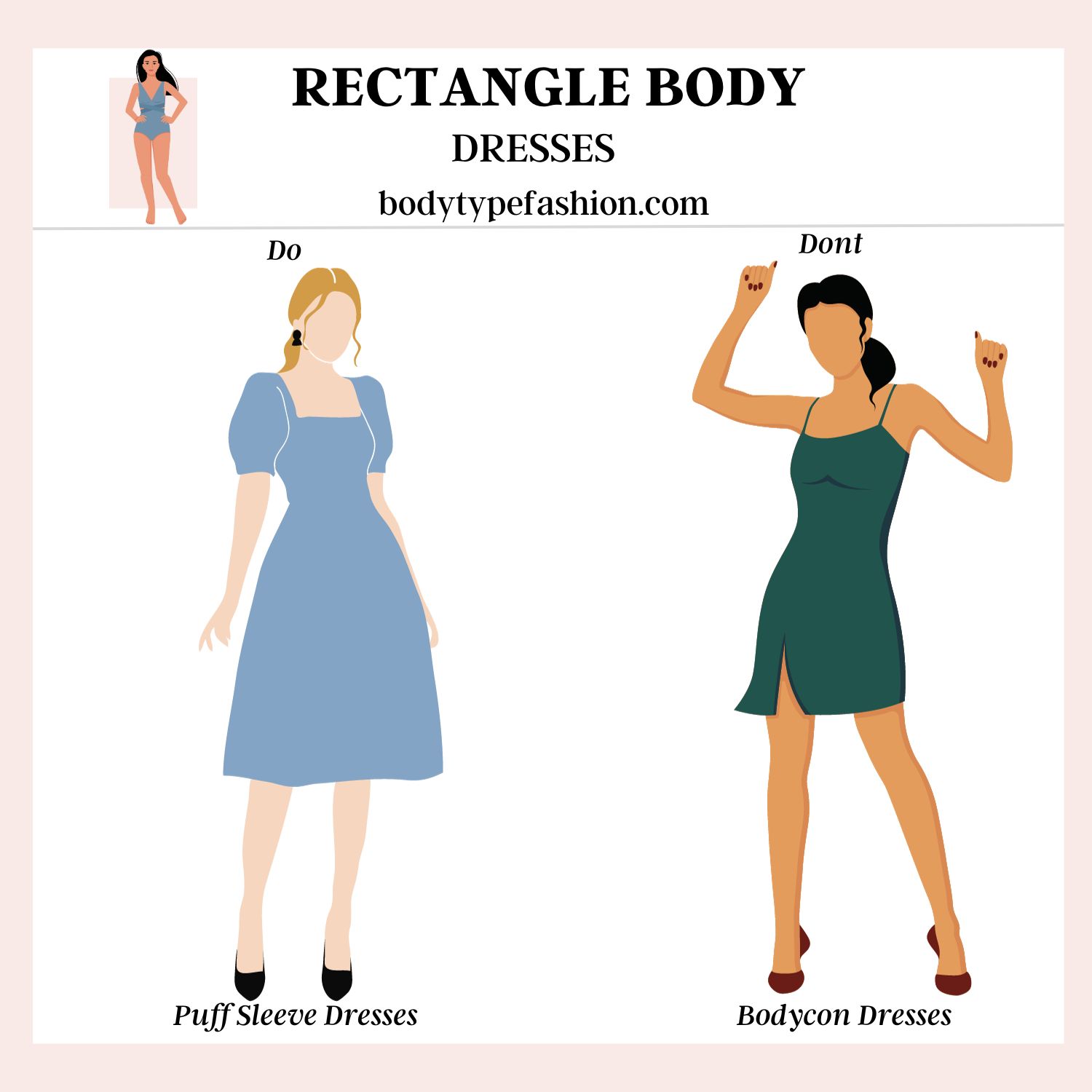 Best Dress Styles For Rectangle Shape at Richard Bridges blog