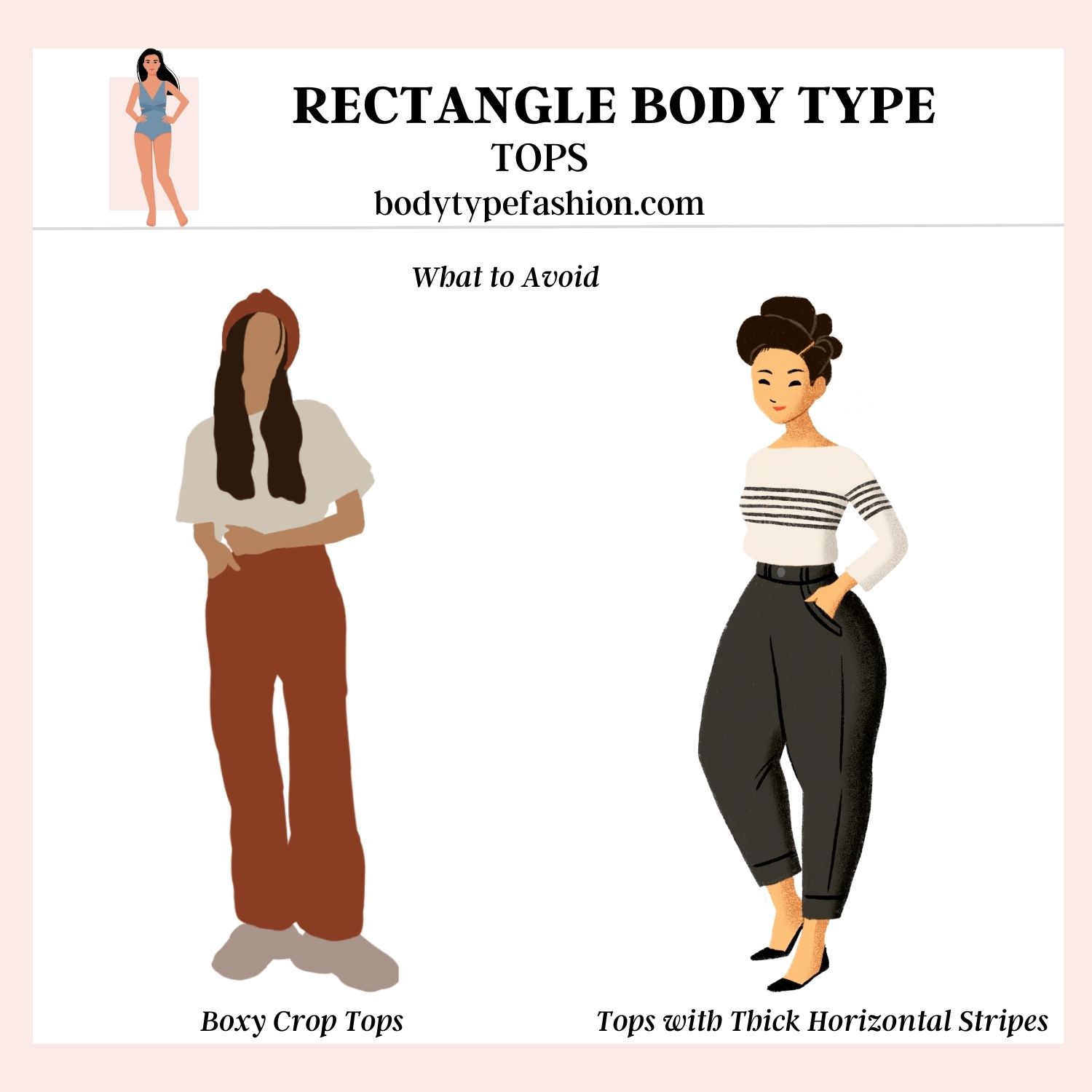 How to Choose Tops for the Rectangle Body Shape - Fashion for Your Body ...