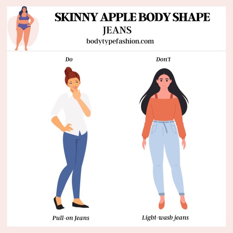 How to dress Skinny Apple Body Shape - Fashion for Your Body Type
