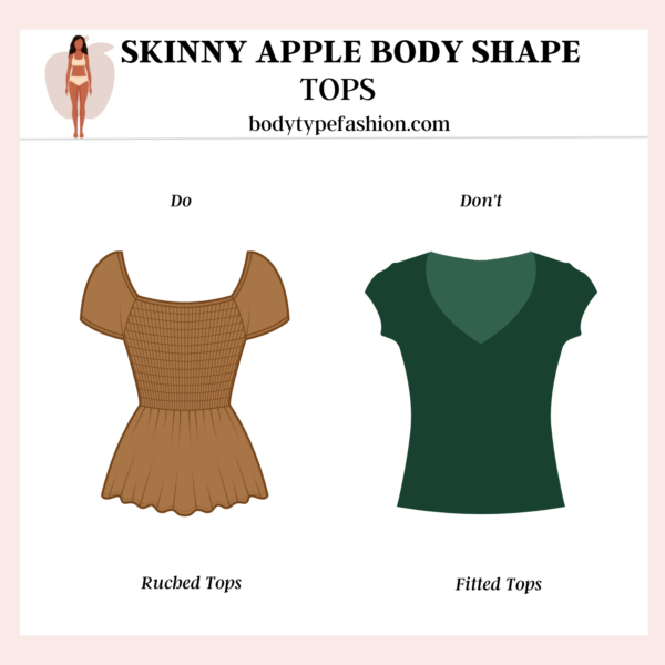 How to dress Skinny Apple Body Shape - Fashion for Your Body Type