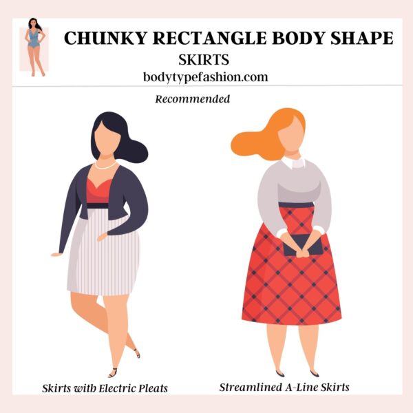 How to Dress Chunky Rectangle Body Shape - Fashion for Your Body Type