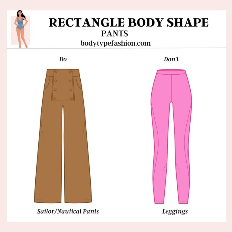 How to Choose Pants for the Rectangle Body Shape - Fashion for Your ...