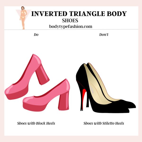Best shoes for Inverted Triangle Body Shape - Fashion for Your Body Type