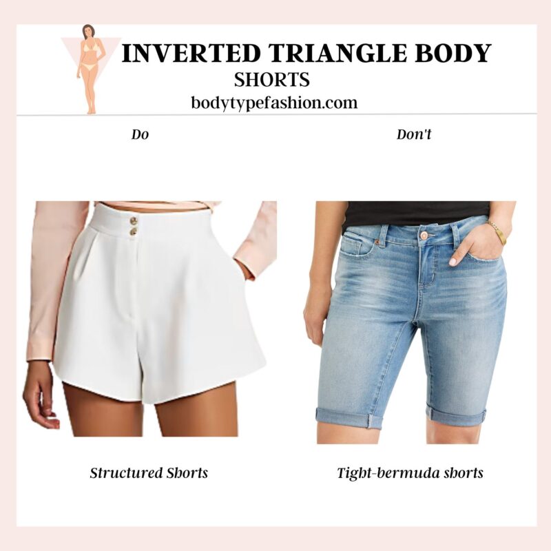 Best Shorts Styles for Inverted Triangle Body Shape - Fashion for Your ...