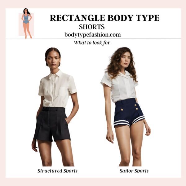 Best Shorts for Rectangle Body Shape - Fashion for Your Body Type