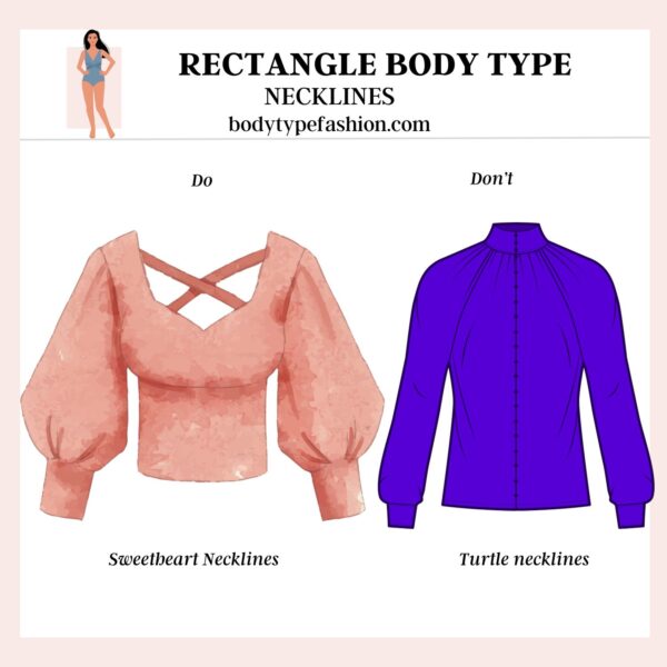 Best Necklines for the Rectangle Body Shape - Fashion for Your Body Type