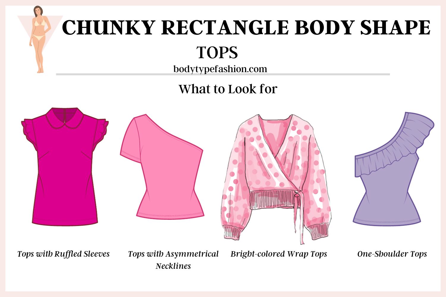 How to Dress Chunky Rectangle Body Shape - Fashion for Your Body Type