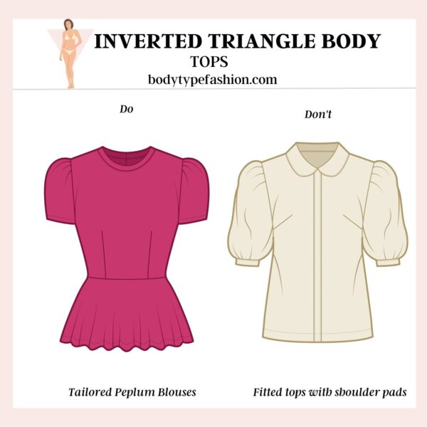 Best Tops for Inverted Triangle Body Shape - Fashion for Your Body Type