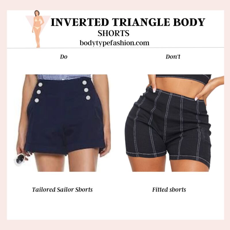 Best Shorts Styles for Inverted Triangle Body Shape - Fashion for Your ...