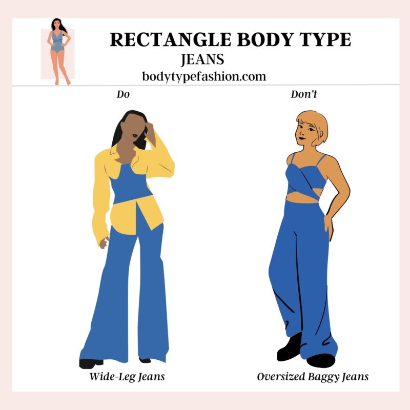 Best Jeans for Rectangle Body Shape - Fashion for Your Body Type