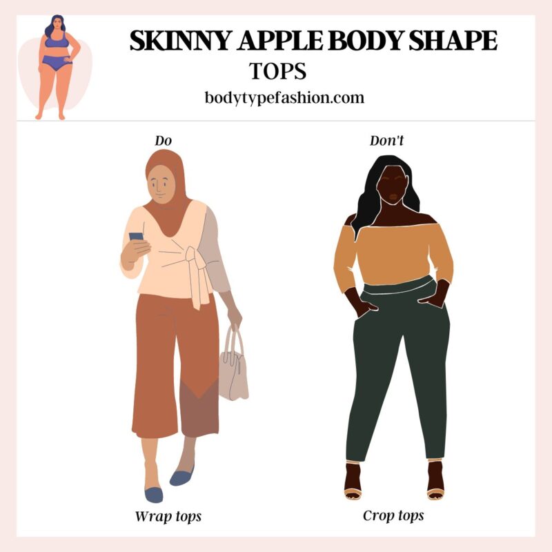 How to dress Skinny Apple Body Shape - Fashion for Your Body Type