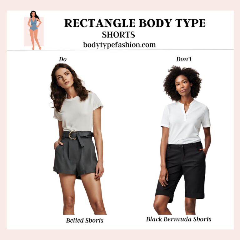 Best Shorts for Rectangle Body Shape - Fashion for Your Body Type