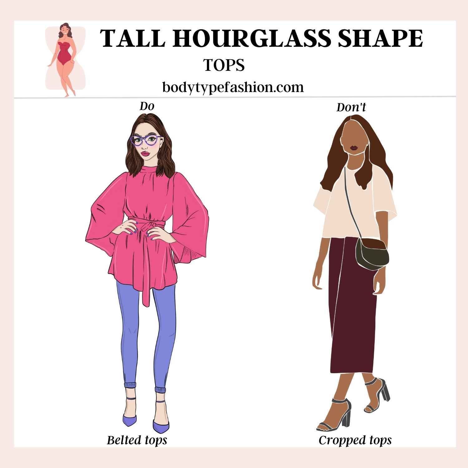 How to dress a tall hourglass shape - Fashion for Your Body Type