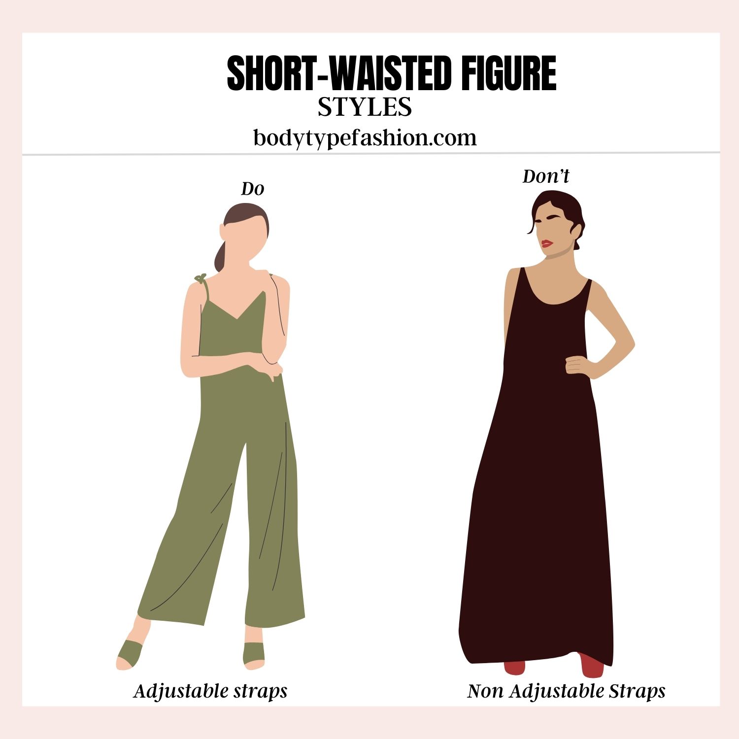 What Not to Wear if You are Short-waisted - Fashion for Your Body Type