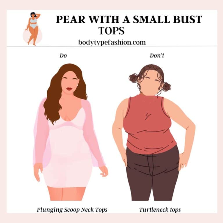 How to Dress Pear with a Small Bust - Fashion for Your Body Type