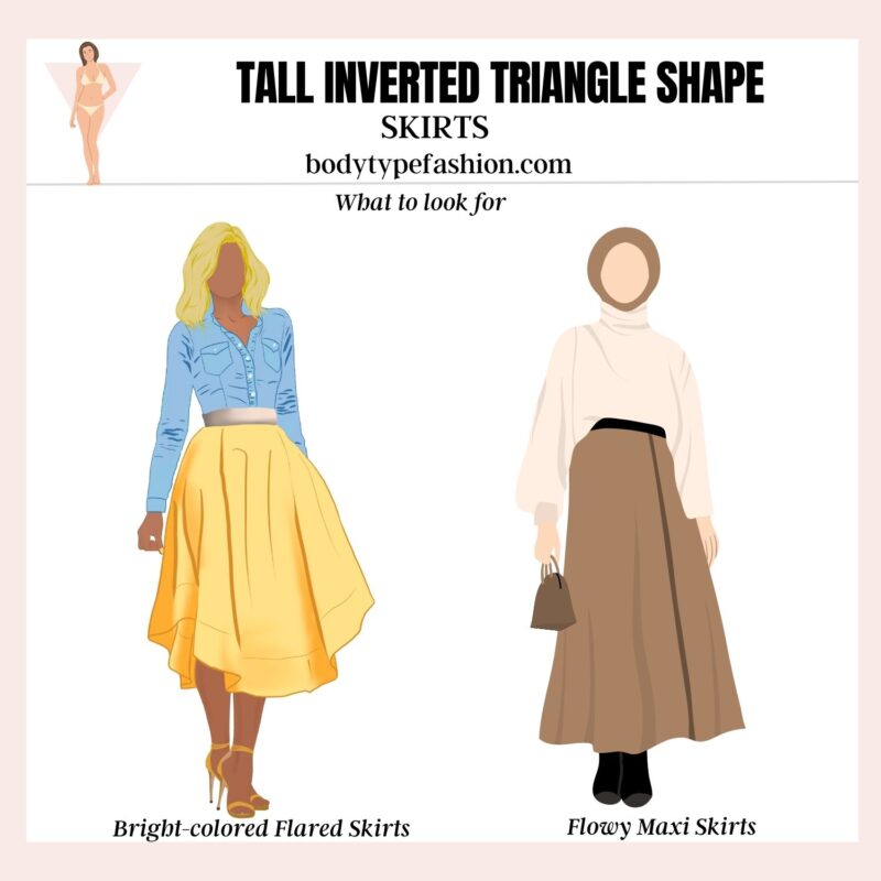 How to dress a tall inverted triangle shape - Fashion for Your Body Type