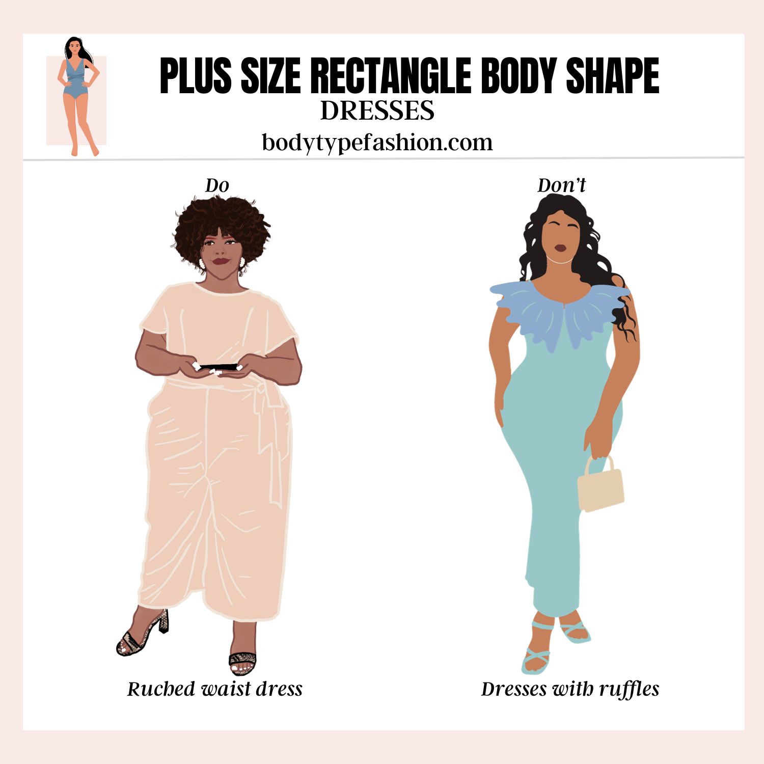 What not to wear for plus size rectangle body shape - Fashion for Your ...