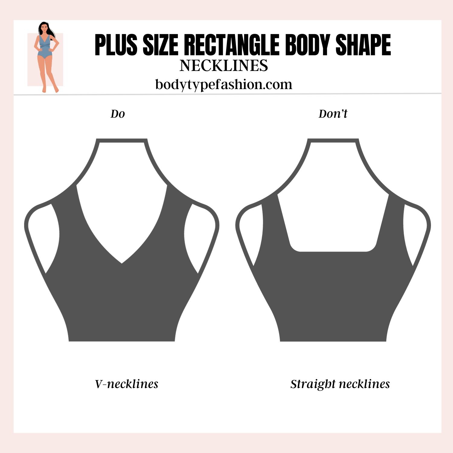 What not to wear for plus size rectangle body shape - Fashion for Your ...