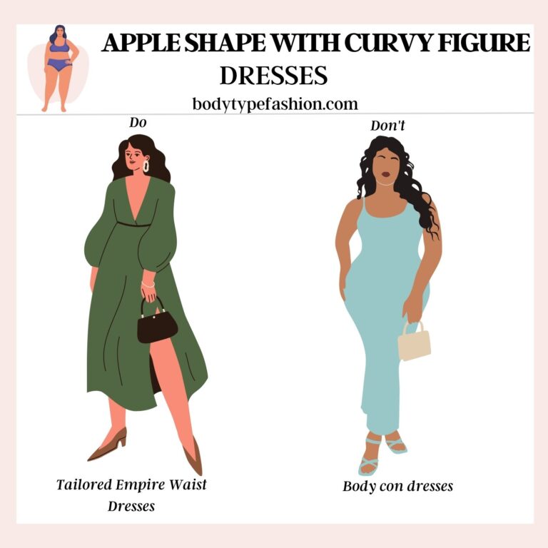 How to dress apple shape with curvy figure - Fashion for Your Body Type